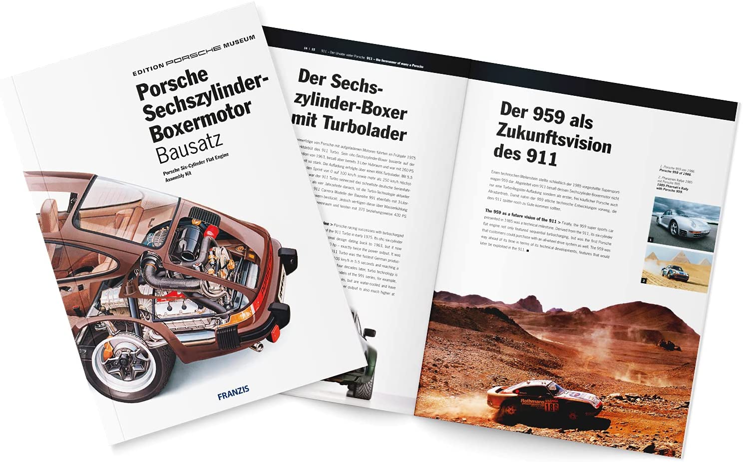 Porsche 911 Air-Cooled Boxer Engine Assembly Kit - Realistic Working M ...