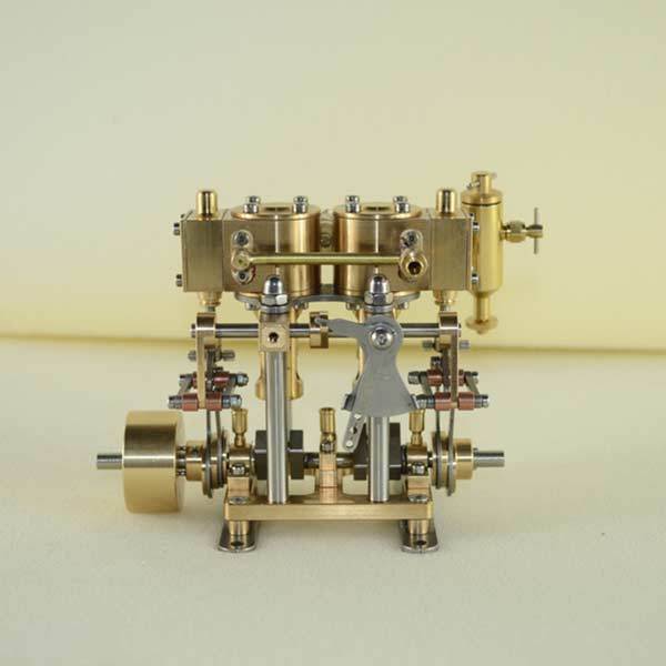 All-Copper 2 Cylinder Marine Steam Engine Model - Handcrafted Reciproc ...