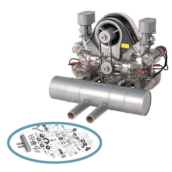 DIY Flat-Four Engine Assembly Kit - Create Your Own Working 4 Cylinder ...